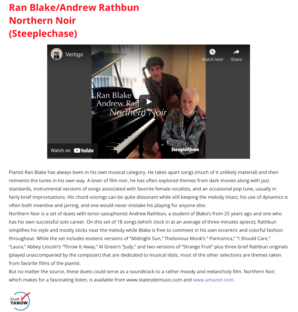 Andrew Rathbun | Saxophonist, Composer and Educator